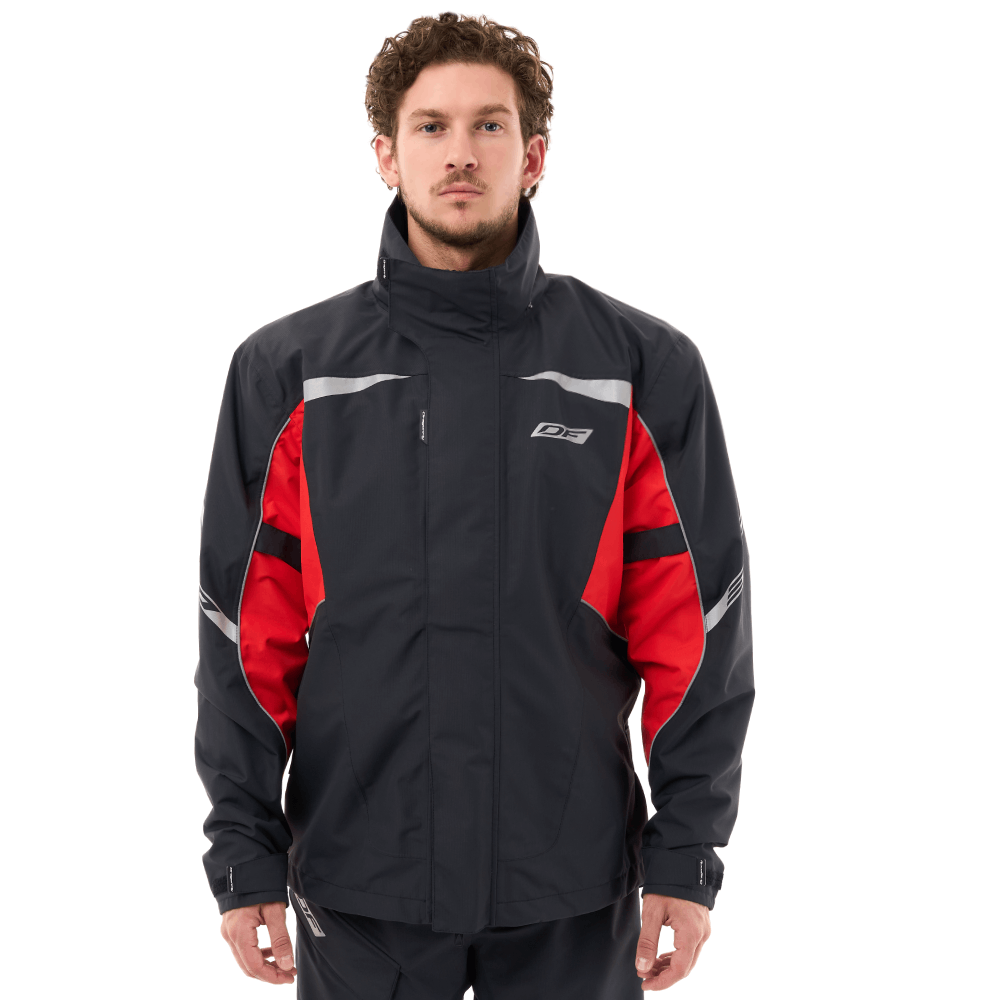 Dragonfly Дождевая куртка EVO Black - Red (мембрана) 2025 XL