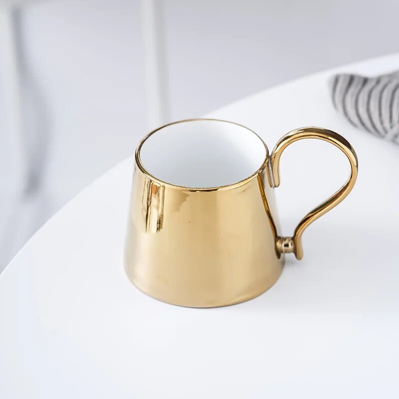 Керамическая кружка Nordic Style Gold & Silver 230 мл