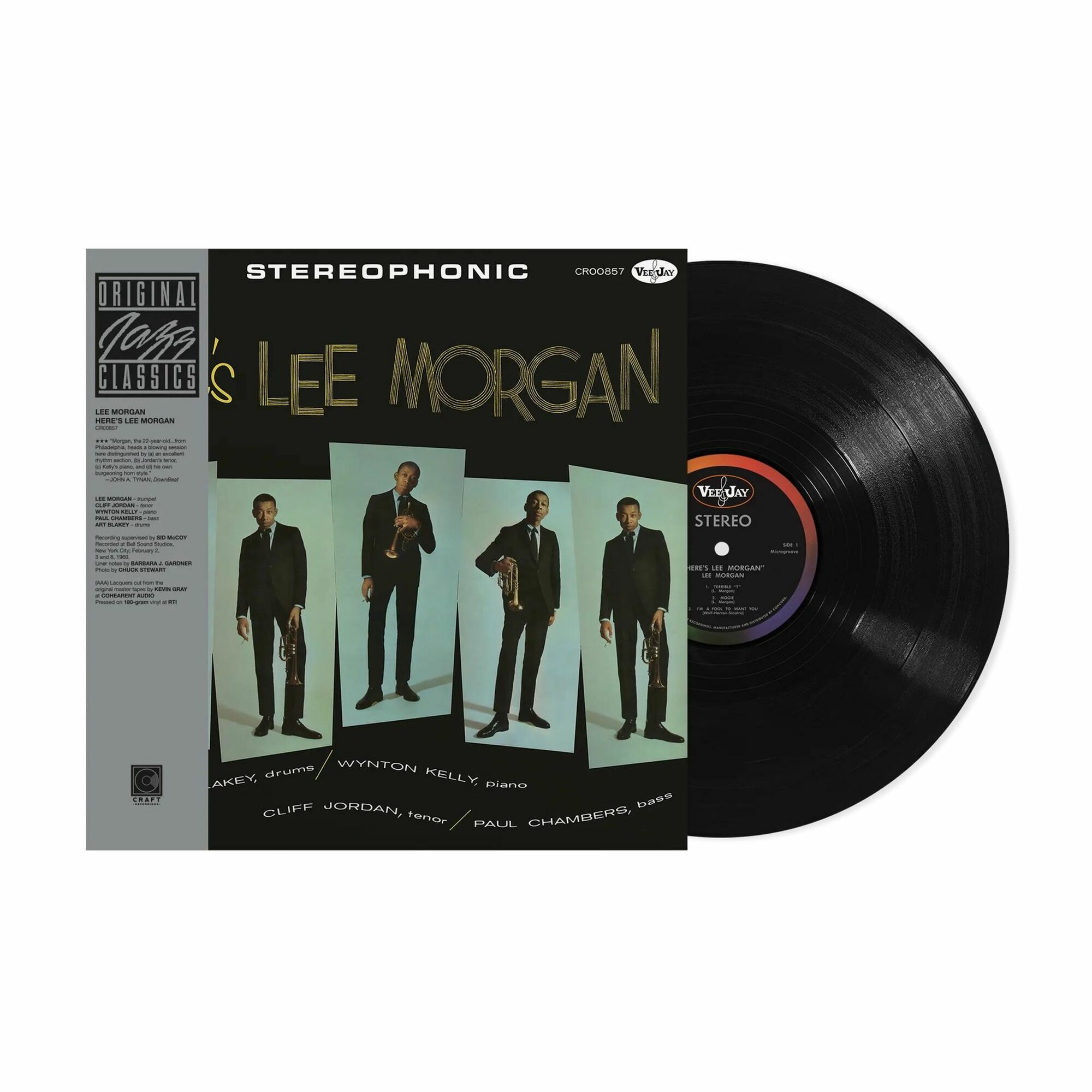 Виниловая пластинка Lee Morgan (1938-1972) - Here's Lee Morgan (1 LP)