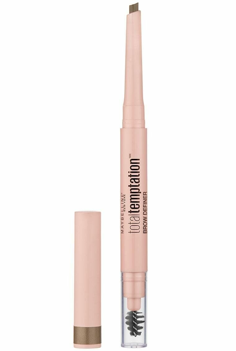 MAYBELLINE NEW YORK Total Temptation Eyebrow Definer Pencil, карандаш для бровей, оттенок blonde