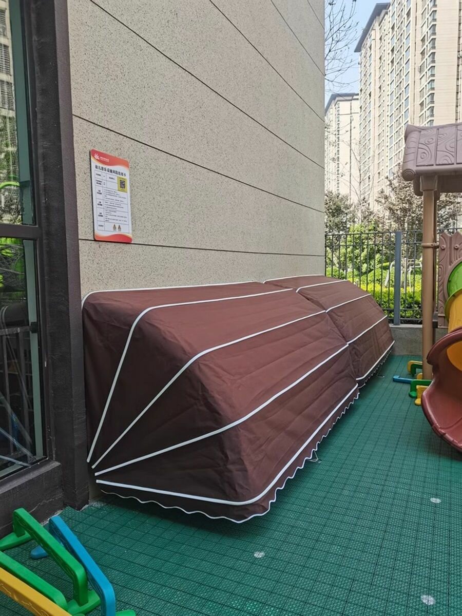 Козырек над крыльцом, универсальный навес для дверей защитный, Складной, Алюминиевый сплав, 100*50 см