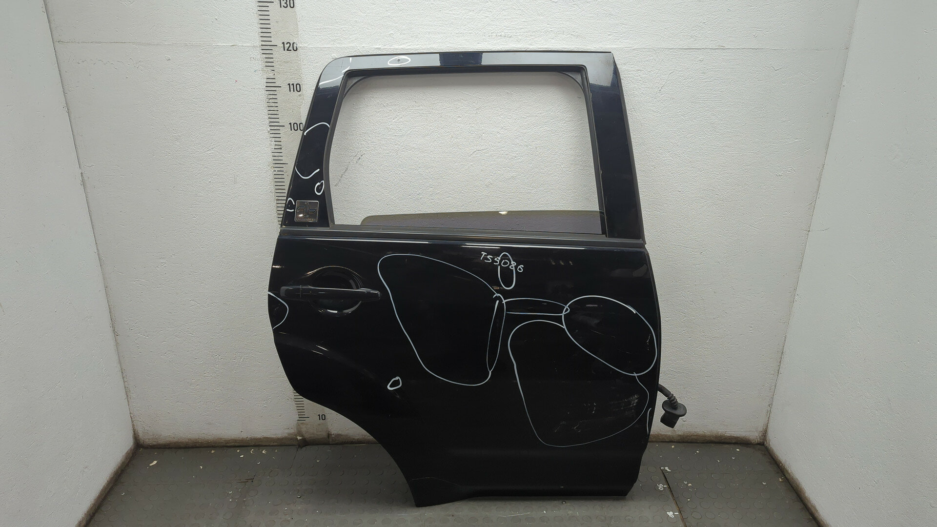 Дверь боковая (легковая) правая задняя Citroen C-Crosser Б/У