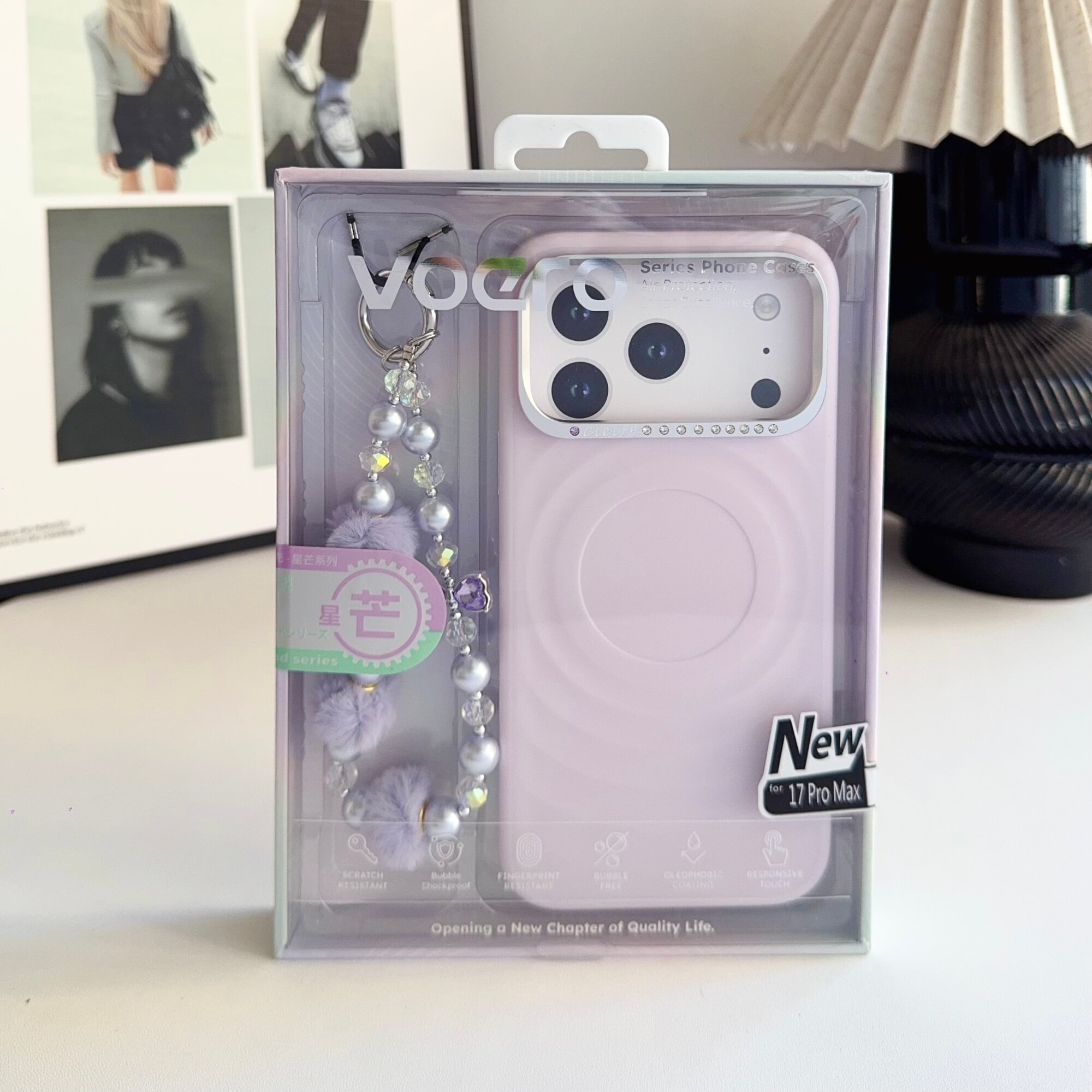 Чехол для Apple iPhone 17 Pro / Айфон 17 Про, soft touch, чехол-кардиомонитор, поликарбонат (PC), защита камеры, ударопрочный, усиленные углы, Apple, Apple iPhone 17 Pro, purple,