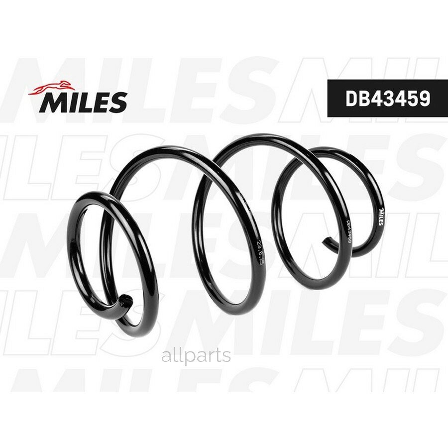 MILES DB43459 Пружина подвески KIA CEED 07-12 пер.