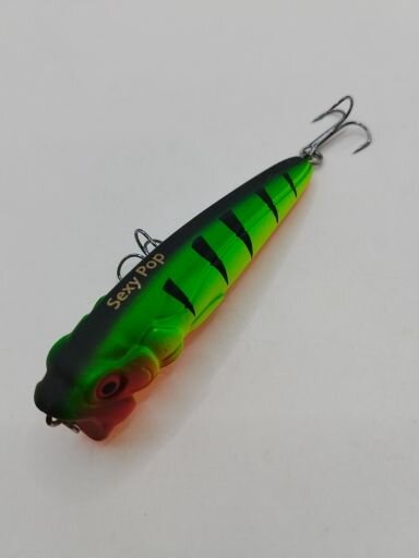 Воблер поппер Columbia Sexy Pop 60SP 75мм 9гр, поверхностный поппер на хищную рыбу