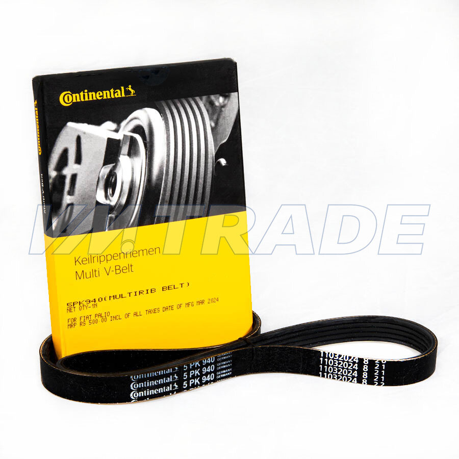 Ремень 940 5PK CADILLAC, CHEVROLET, HONDA, FIAT, MITSUBISHI, OPEL, VW, CUMMINS