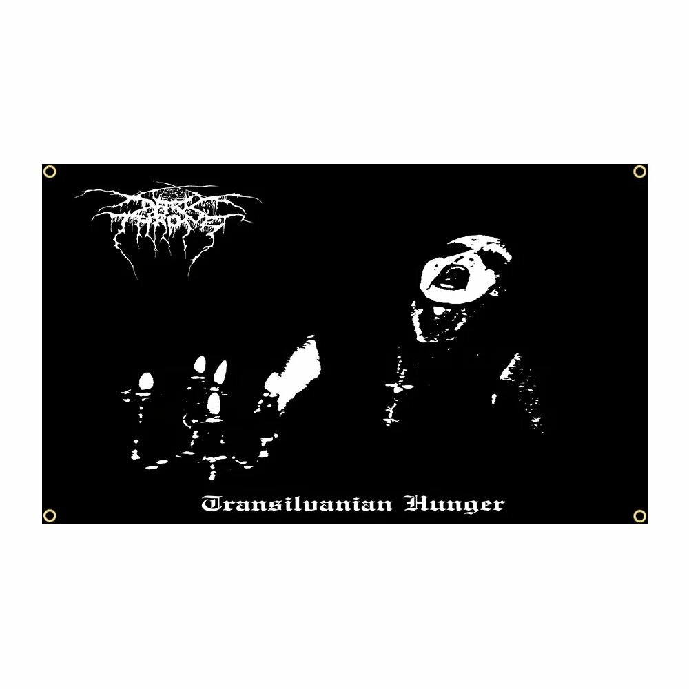 Флаг D-Darkthrones 90x150 см Черный, 60x90cm, 4 Grommets-8