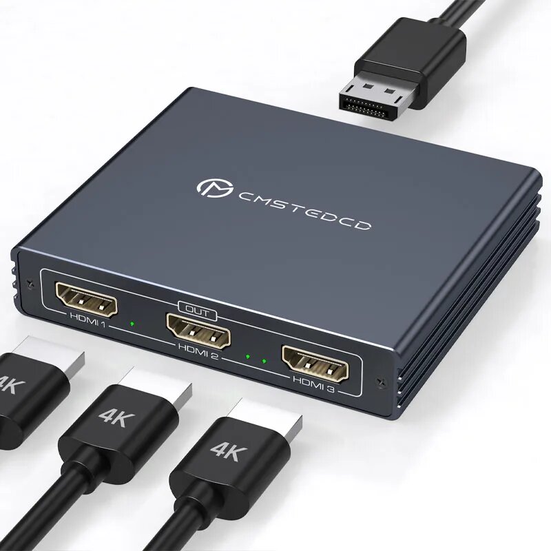 Разветвитель DisplayPort 1x3 4K 60Гц DP to 3HDMI