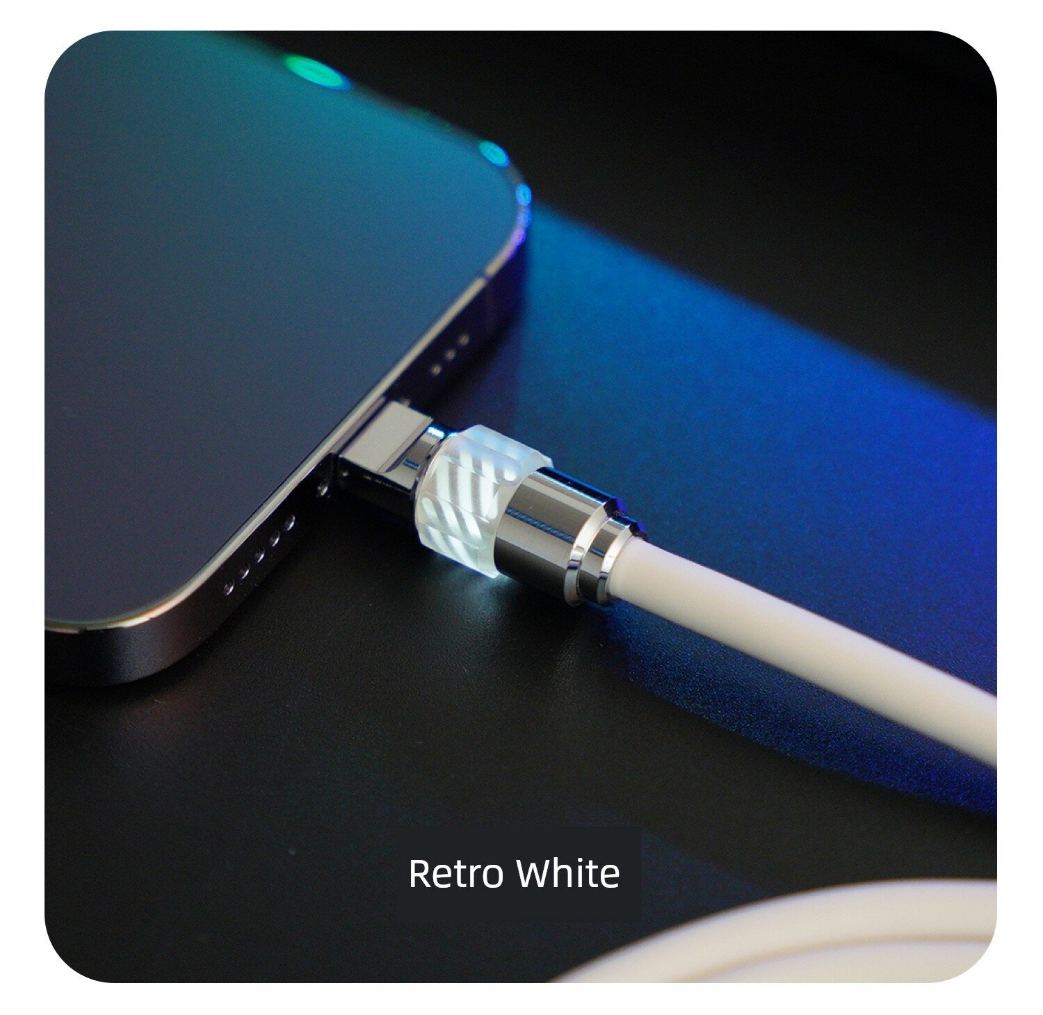 GeekCable Премиум Резиновый Спиральный Кабель USB-C для Apple CarPlay, iPhone 17/16, Зарядка 15Вт Медленная, Длина 40