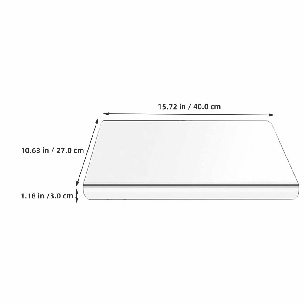 Прозрачная Резная Доска Из Акрила Для Кухни 40.00X27.00X3.00Cm