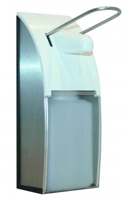 Дозатор жидкого мыла Nofer Maxclean медицинский алюминиевый 500 мл (03013. AL)