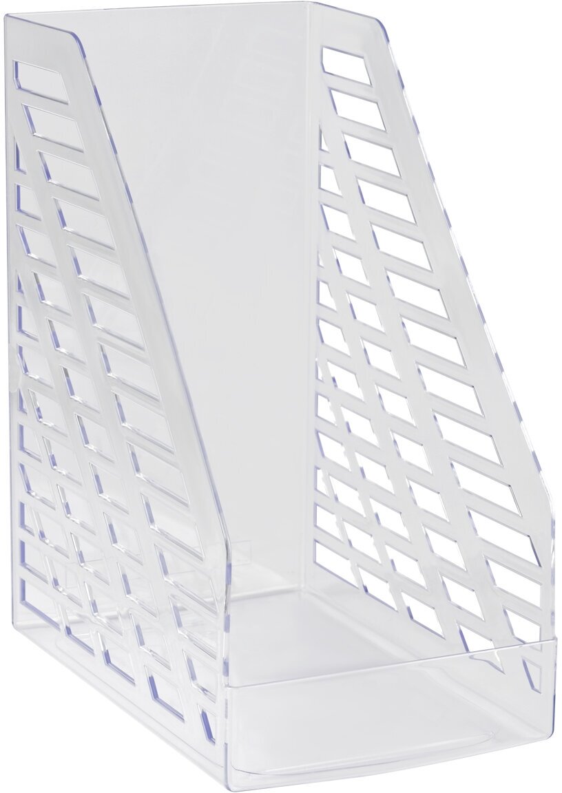 Лоток вертикальный пластик А4 160мм 1отд. прозрачный XXL СТАММ ЛТВ-30554