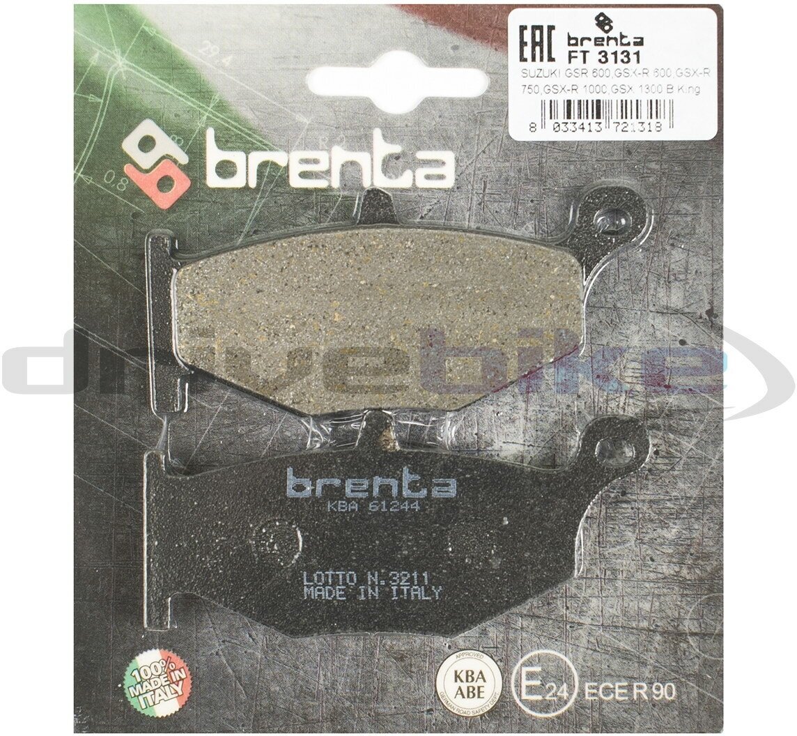 BRENTA Тормозные колодки FT 3131 Organic