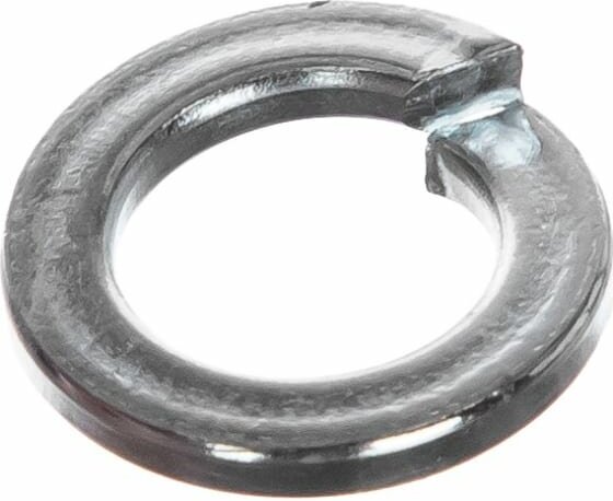 Шайба DIN127b М6 гроверная оцинкованная | код DIN127M6 | Крепдил (упак.1000 шт.)