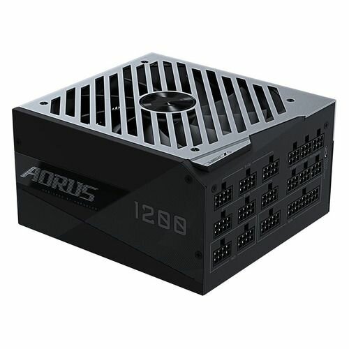 Блок питания Gigabyte GP-AP1200PM, 1200Вт, 140мм, черный, retail