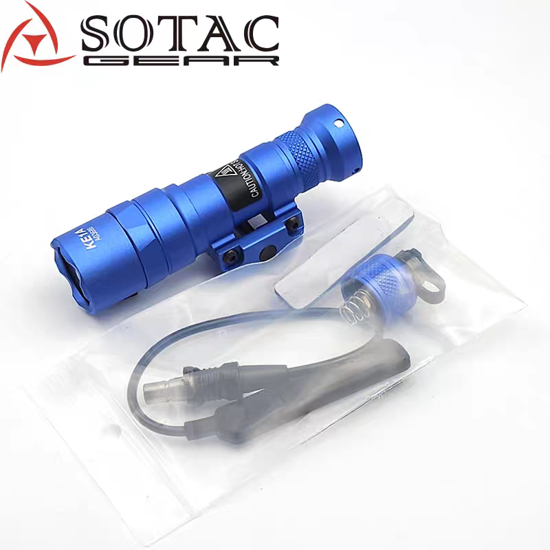 Sotac M300B LED Металлический тактический фонарь с высокой яркостью, водонепроницаемый для походов и кемпинга, цвет