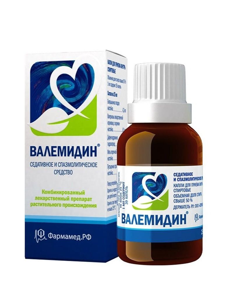 Валемидин, капли, 25 мл