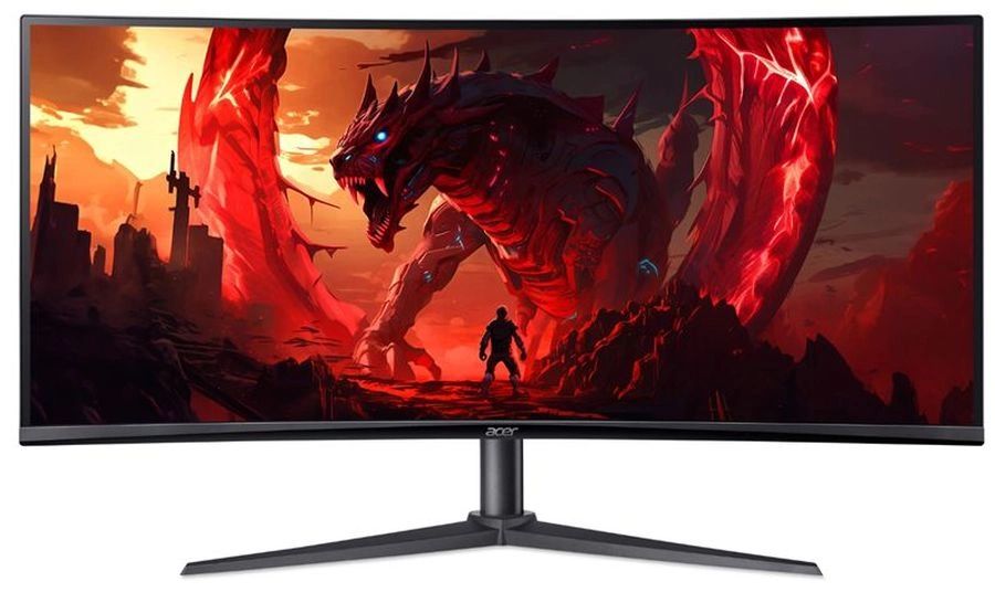 Acer 34" Монитор XZ342CU V3 (UM. CX2EE.305) (UM. CX2EE.305), VA, 3440x1440 Ultra WQHD, 180 Гц, Изогнутый экран, черный