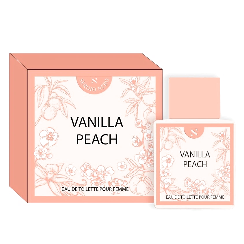 Sergio Nero Vanilla Peach 50 мл / женская туалетная вода Серджио Неро Ваниль Персик