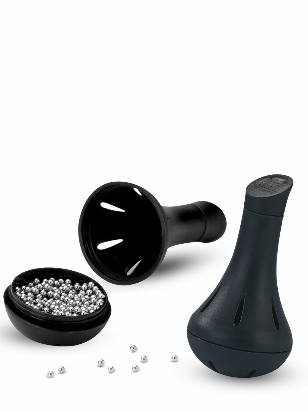 Набор шариков для чистки декантера Peugeot Bilbo, нержавеющая сталь, пластик, цвет черный (230241/1 (230234))