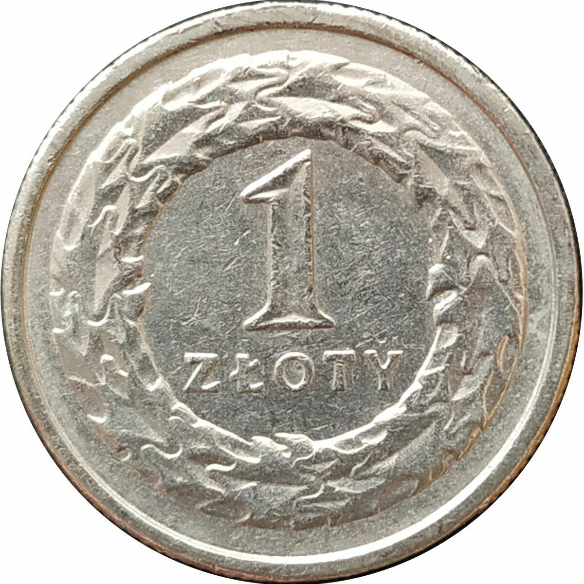 1 злотый 1993 Польша из оборота
