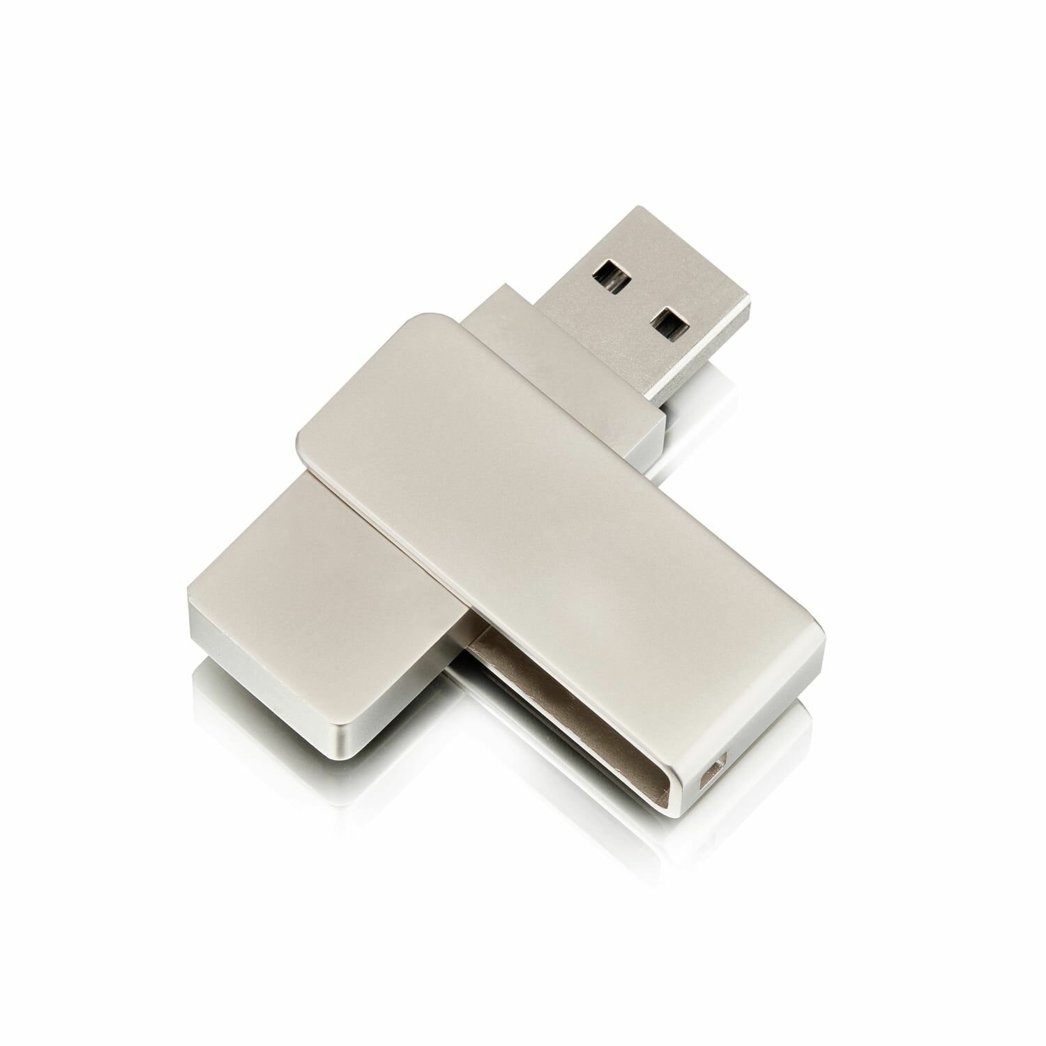 Флешка Twister Odus, 4 ГБ, серебряная, арт. F32