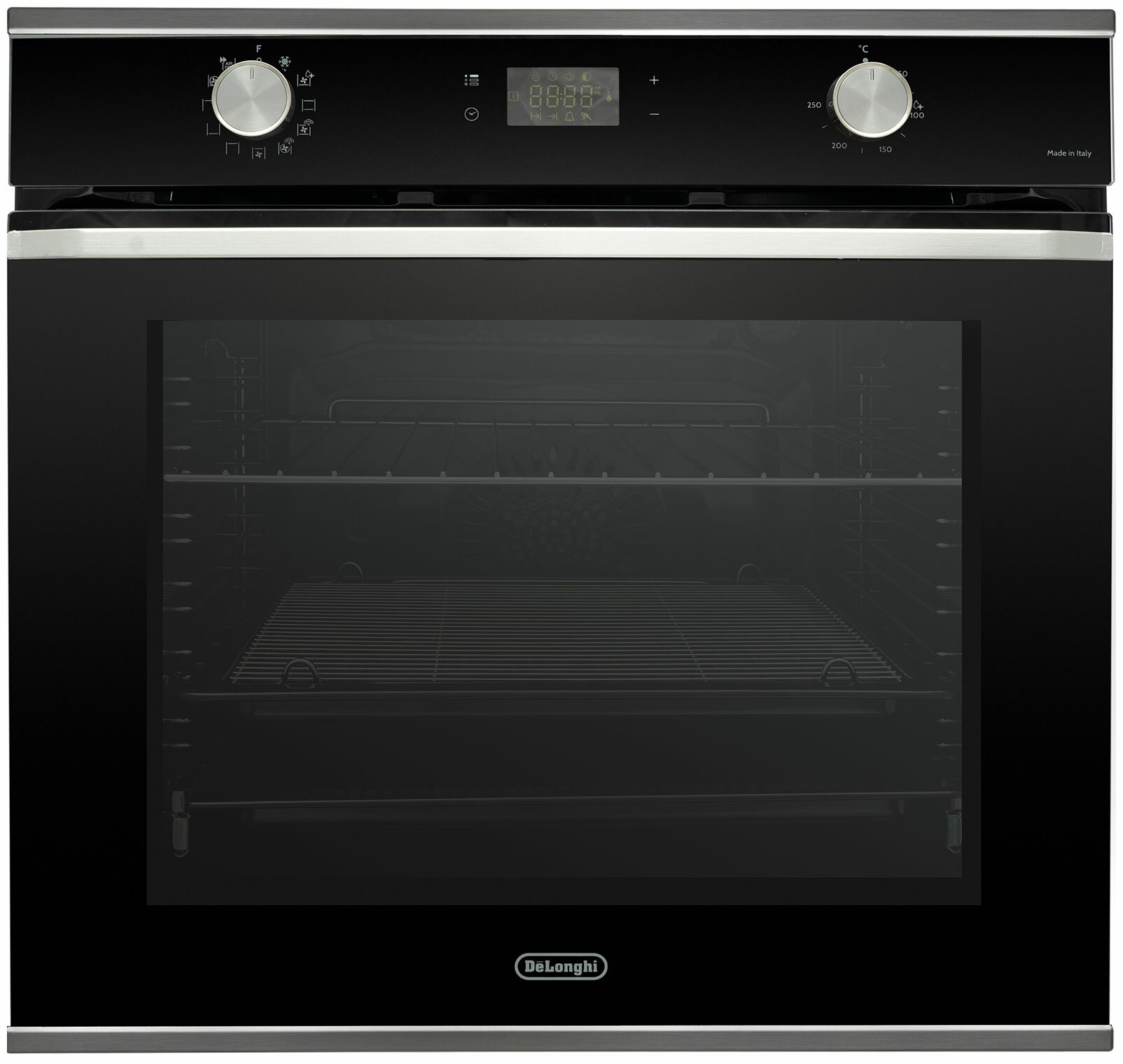 Электрический духовой шкаф DeLonghi NSM 11 NL RUS с грилем и конвекцией, черный