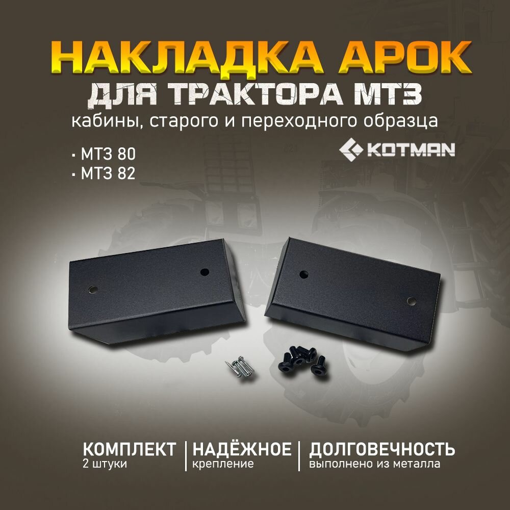Накладка арок кабины УК МТЗ (старого и переходного образца)