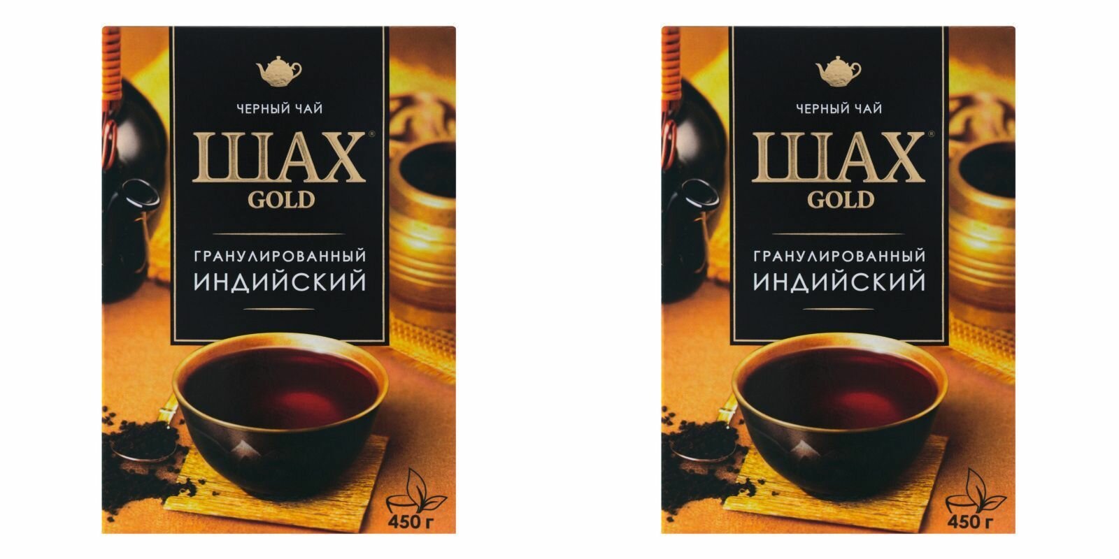 Шах Чай черный Gold, гранулированный, 450 г, 2 уп