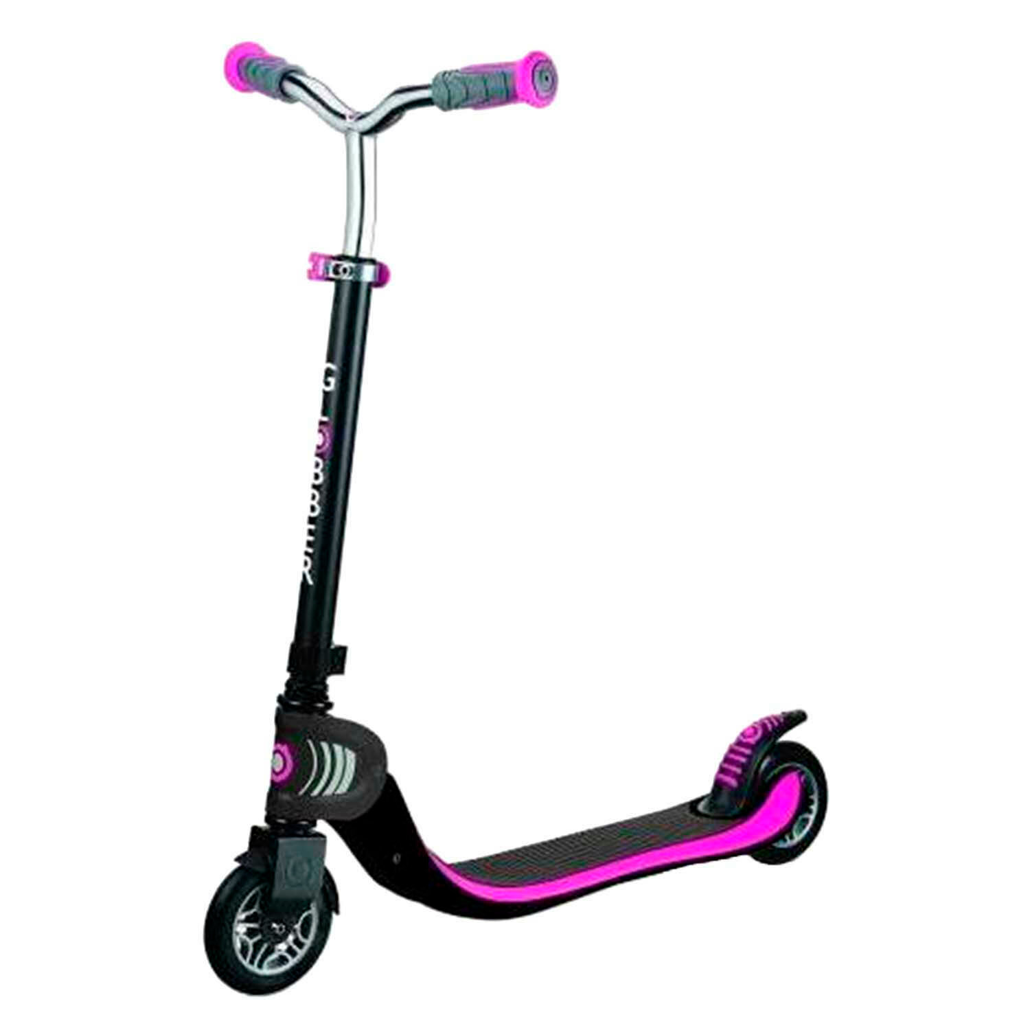 Самокат детский Globber Foldable Flow 125 Черно-Розовый