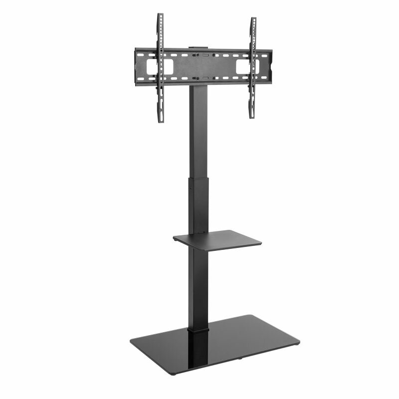 Консоль подставка с кронштейном для крепления телевизора или монитора напольная стойка универсальная поворотная, от 37 до 70 дюймов