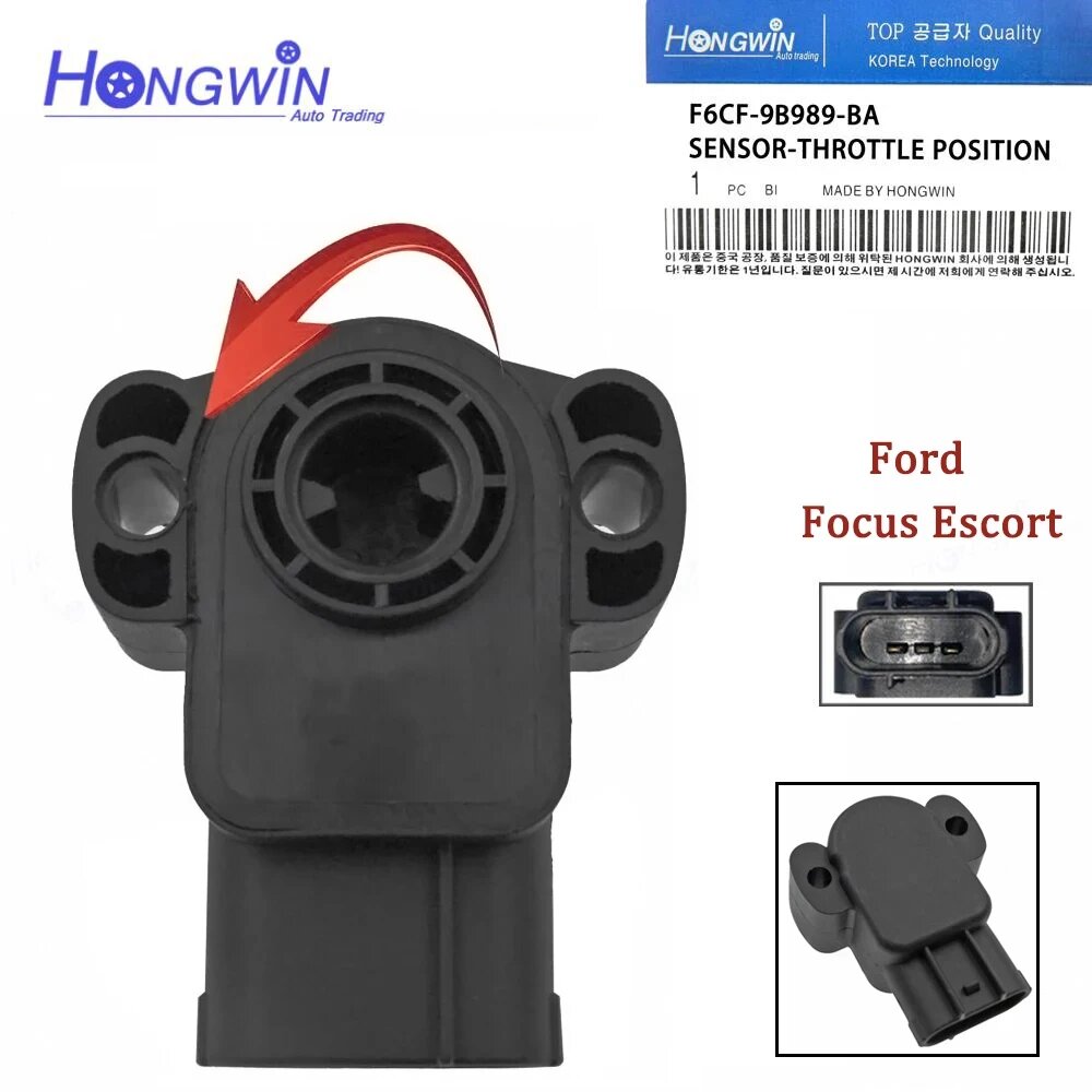 Подлинный №: F6CF-9B989-BA, F6CF9B989BA потенциометр датчика дроссельной заслонки для Ford Focus Escort Tracer Mercury 2,0-1995-2004