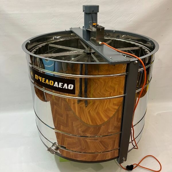 Медогонка радиальная 24/48 рамок нижний мотор, нержавейка AISI -304