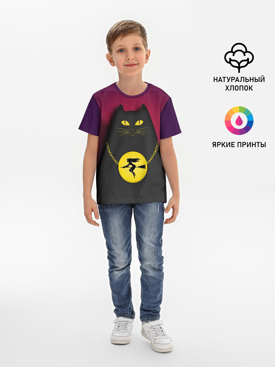 Футболка хлопковая детская Кот Бегемот