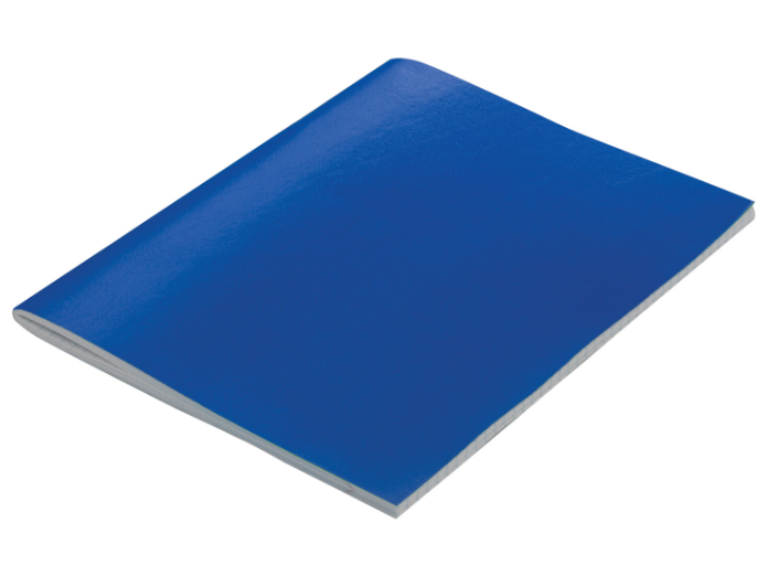 Тетрадь А5 96л. скоба, офсет №2 эконом, клетка, с полями, STAFF, синий, 402019