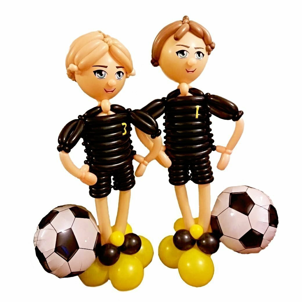 Мальчики высотой 170 см из воздушных шаров