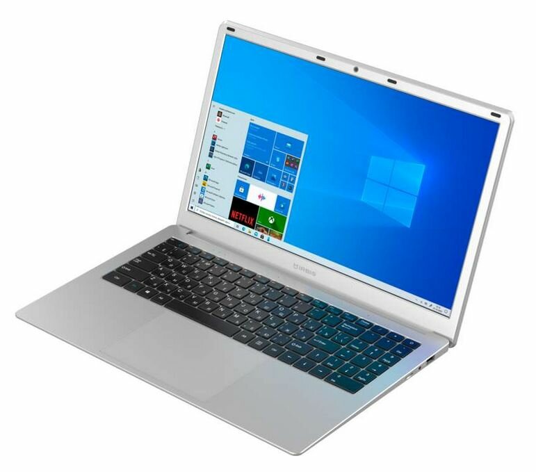 15,6" Ноутбук Irbis NB254 (NB254) серебристый - 1920x1080, IPS, Intel Pentium J3710, ядра: 4 x 1,6 ГГц, 4 ГБ, SSD 128 ГБ, Intel HD Graphics, Windows 10 Pro