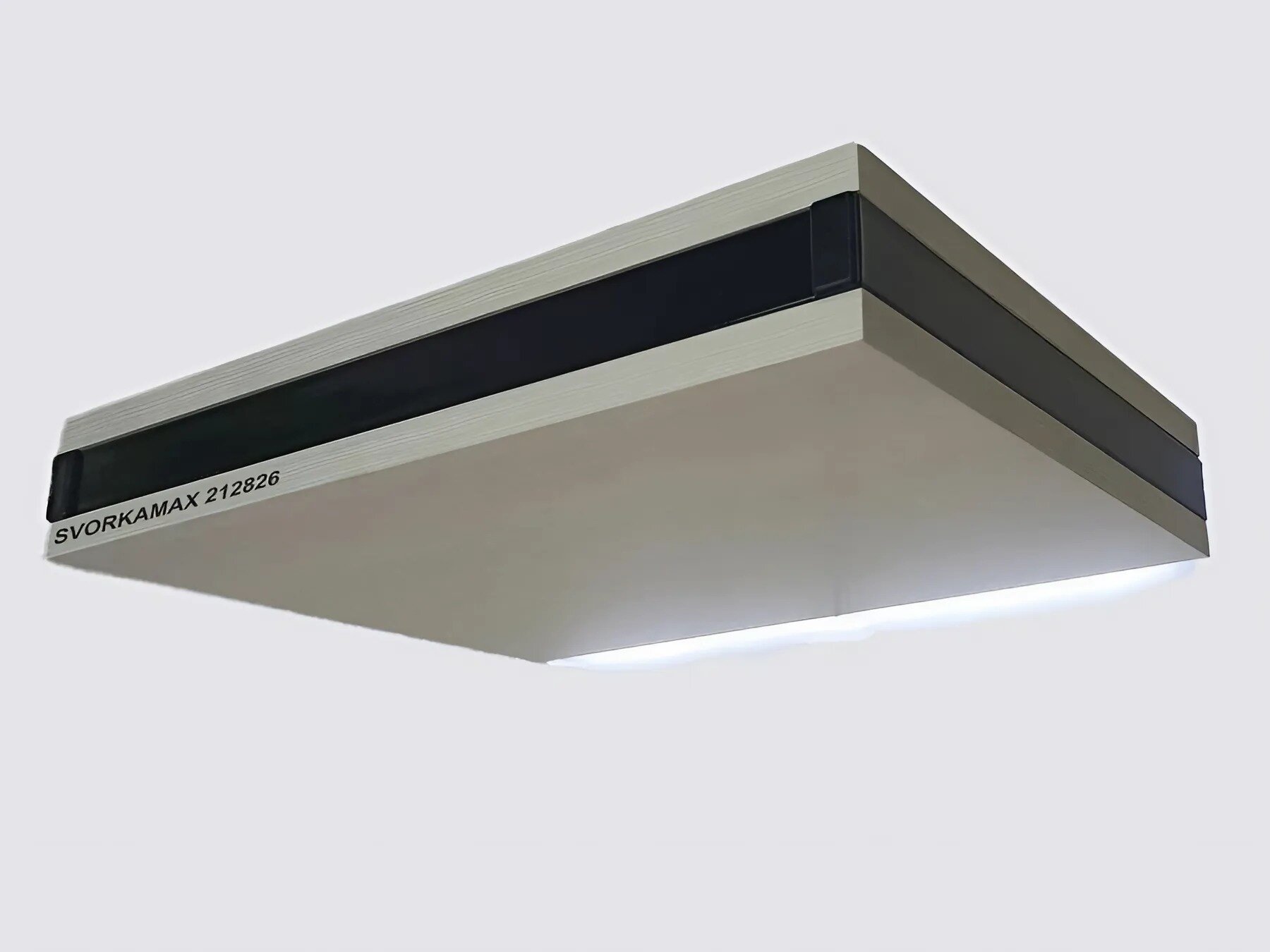 Полка скрытого крепления GARROSS "SIBERIA 212826", с тайником и подсветкой, 1 полка 30х40 см, выс 6 см, цвет полок сосна