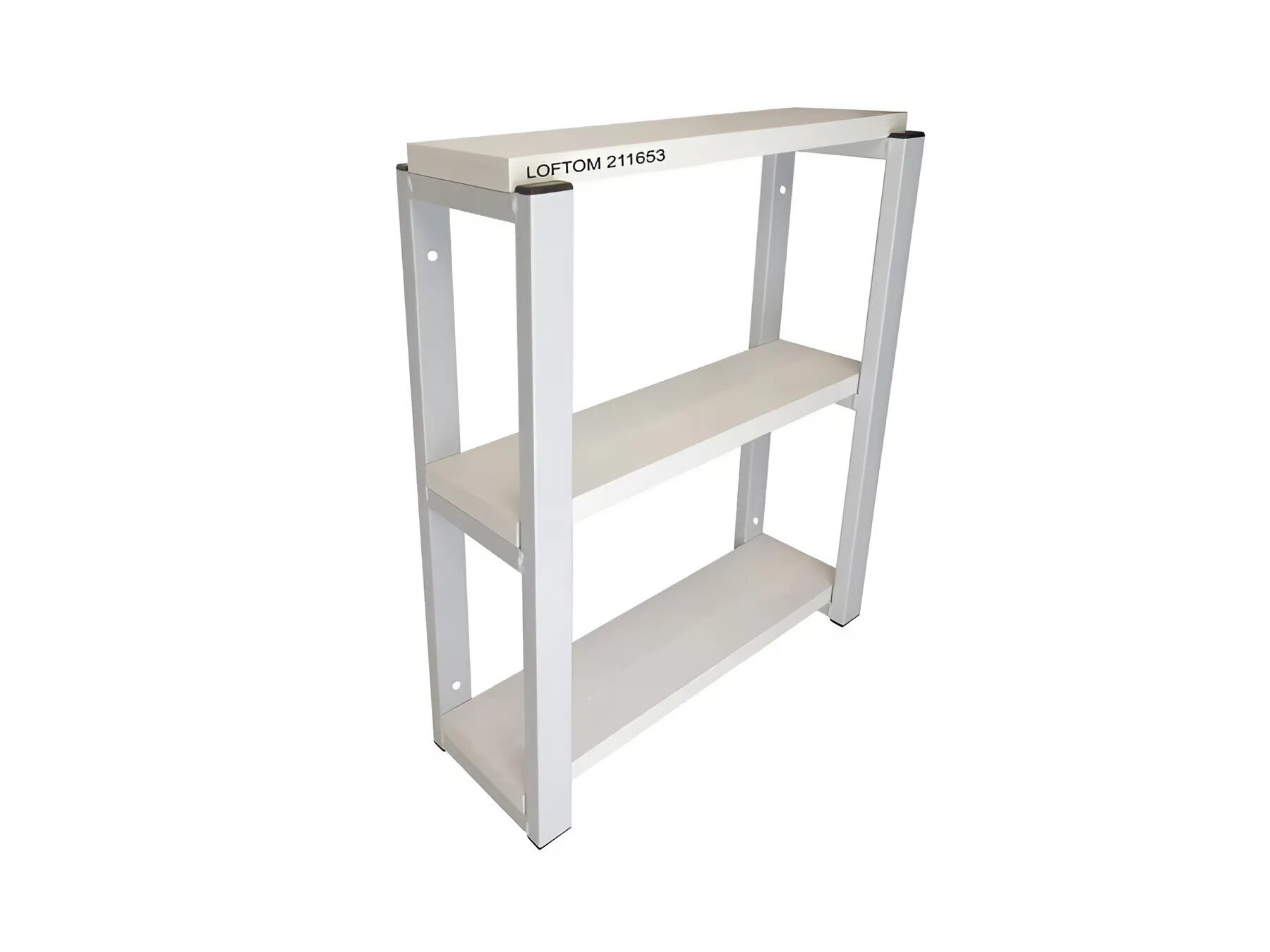 Полка для хранения GARROSS "SIBERIA 211653", 3 полки, размер 10х40 см, высота 42 см, каркас серый, цвет полок сосна