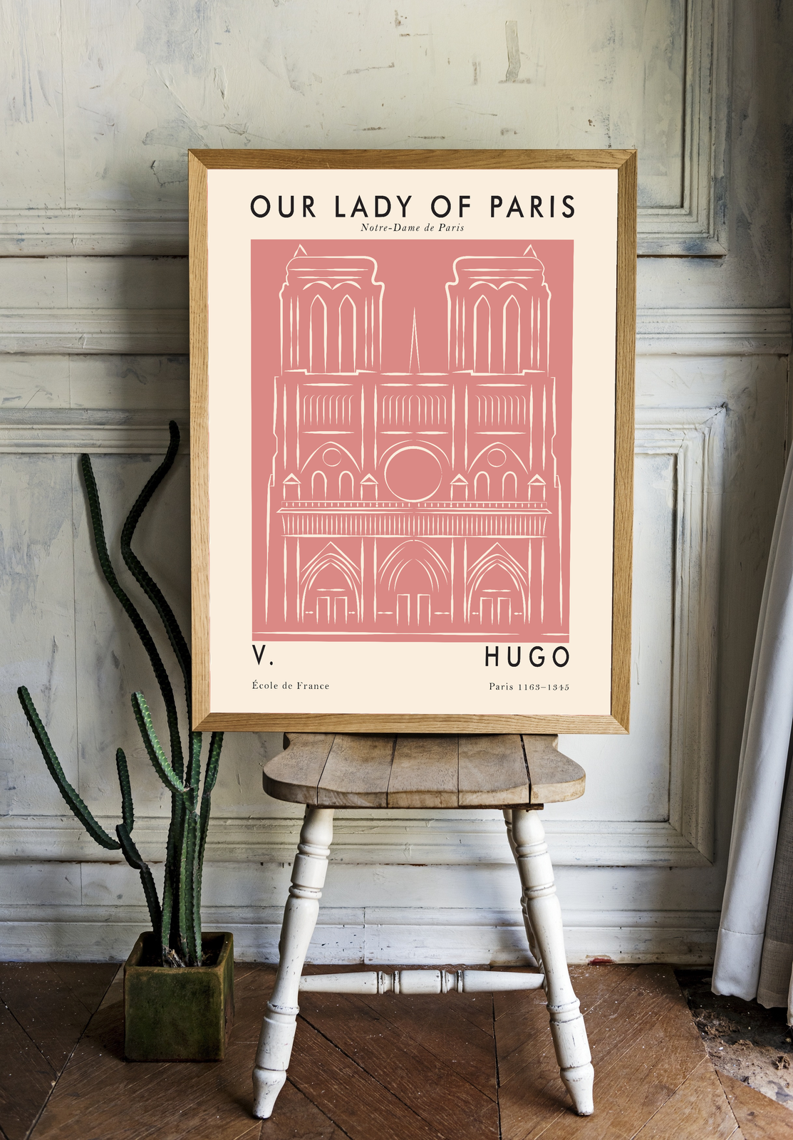 Постер "Собор Парижской Богоматери" 40x50 в раме