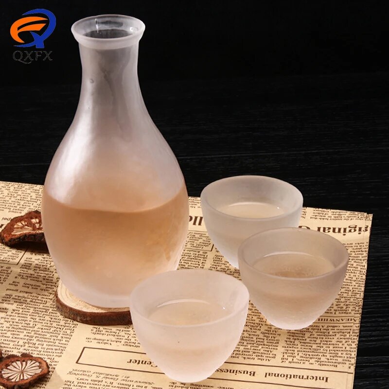 Набор для саке из стекла A-1Pot 3Cups