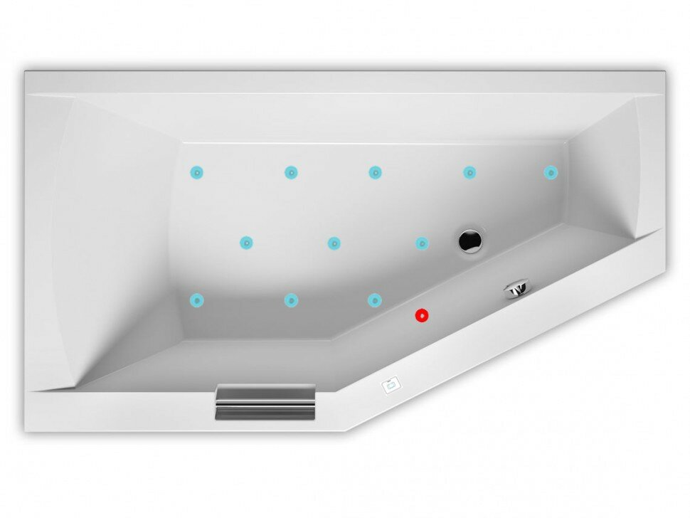 Гидромассажная ванна RIHO GETA AIR 160x90 R