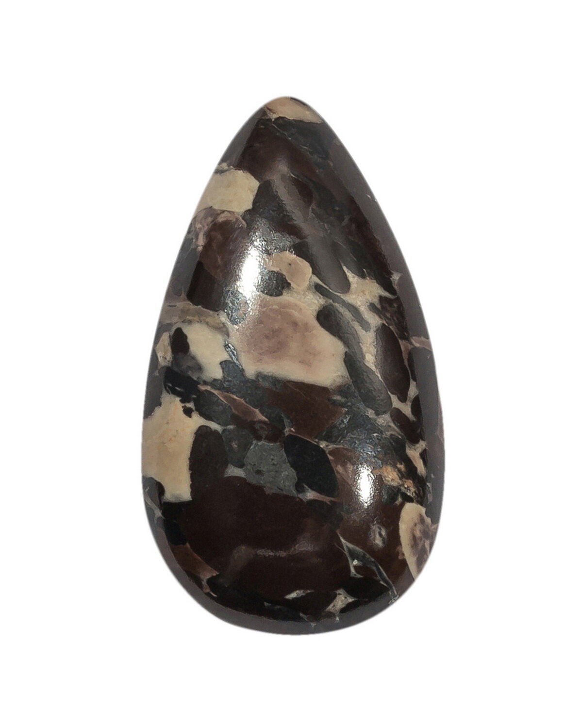 Кабошон Яшма (Намибия), размер: 40х23х6 мм, натуральный минерал.