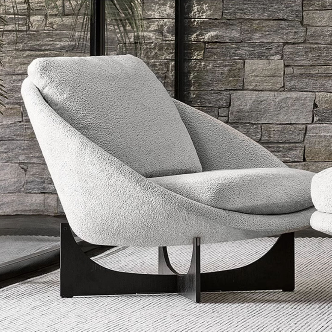 Мягкое кресло для отдыха в итальянском стиле Lido Chair (кресло без подставки для ног)