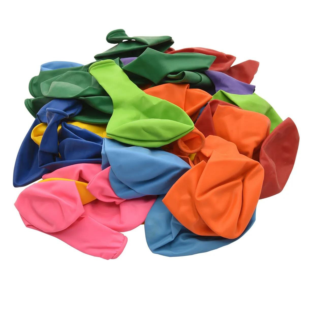 Воздушные шары Веселая затея Пастель ассорти 25 см 50 шт, однотонные (1111-0102)