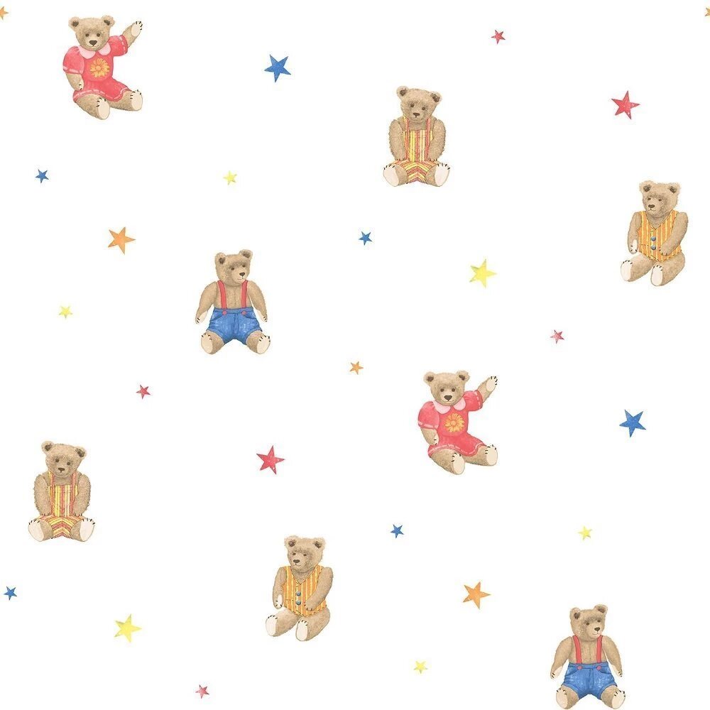 Обои Aura Sweet Dreams G45158; 0,53х10,05 м. , бумага , белый