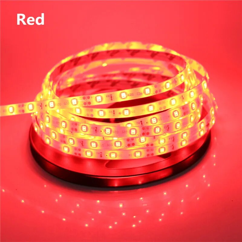 AELED водонепроницаемая светодиодная лента 3528 SMD Красный, Red, 1m