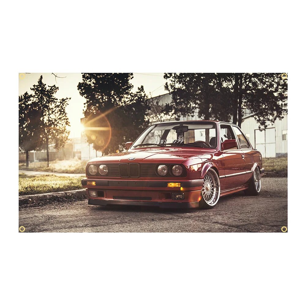 Классический гоночный флаг E Performance из полиэстера Бордовый, 60 х 90 см, 4 Holes In 4 Corners