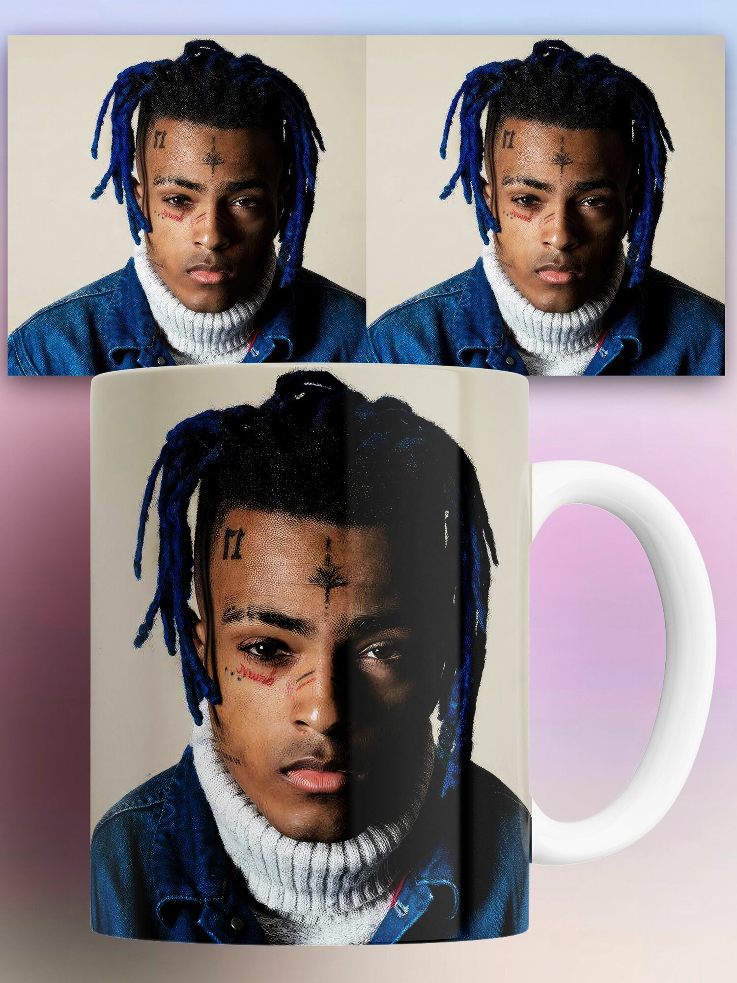 Кружка с принтом Xxxtentacion 330 мл