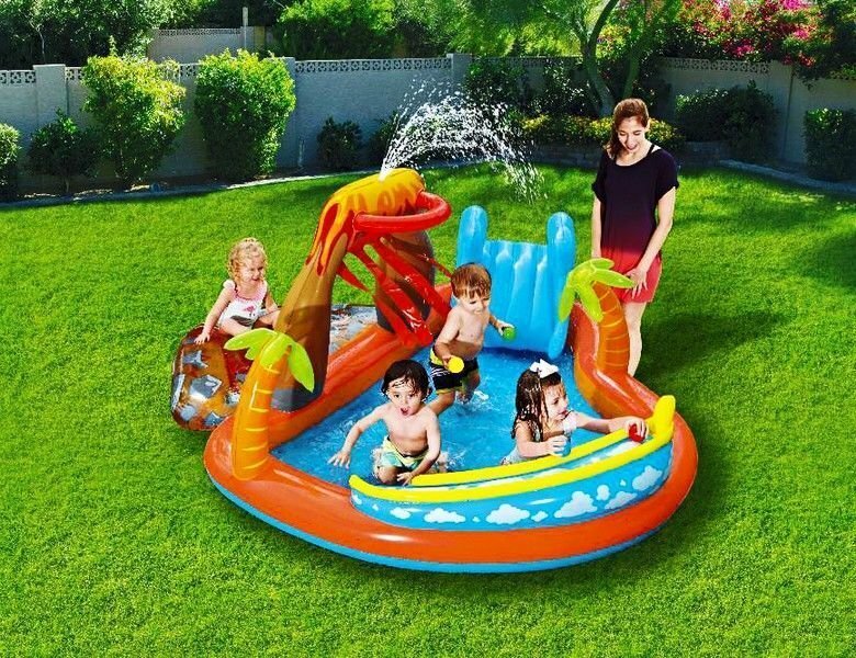 Надувной игровой центр Вулкан, 265х265х104 см, от 2 лет, BestWay, 53069